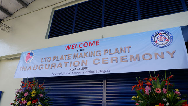 LTO Begins The Latest License Plate Making Facility in QC